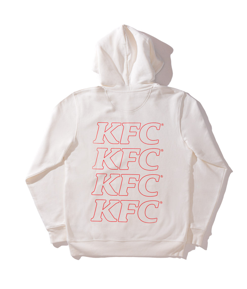 White KFC Logo Hoodie | KFC Merch UK&I – KFC UK&I Shop